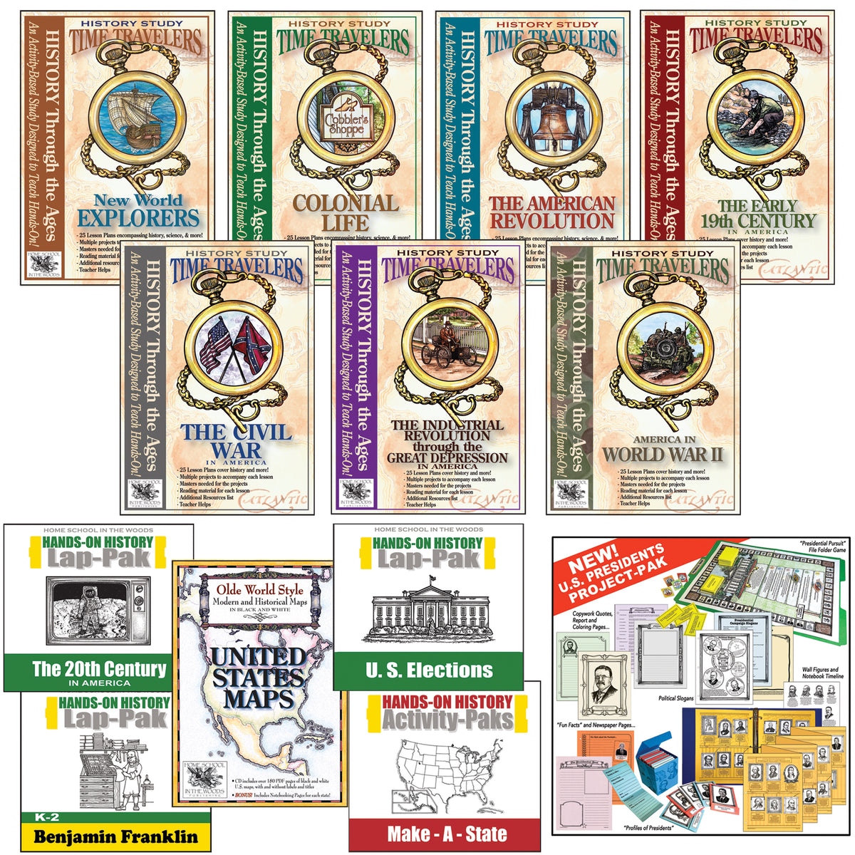 All-American Super Bundle – Home School in the Woods Publishing