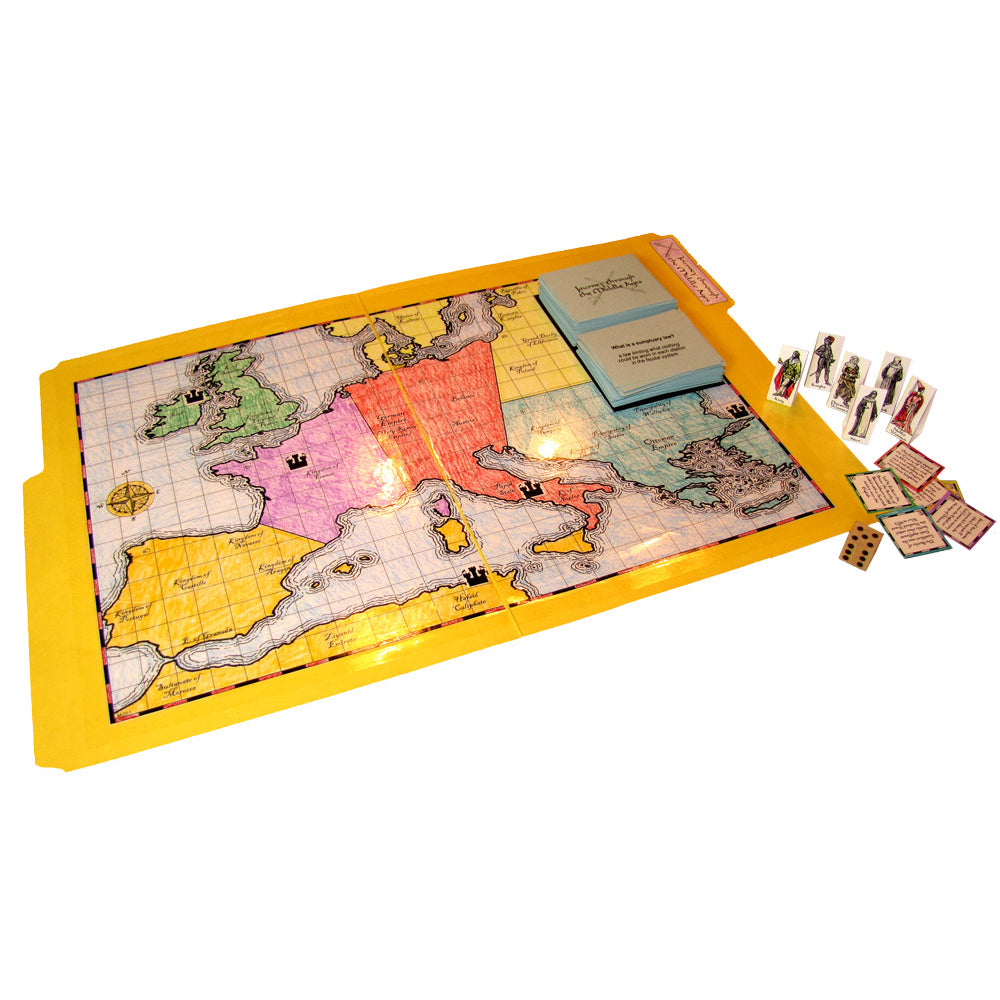 Journey Through the Middle Ages File Folder Game – Home School in the ...