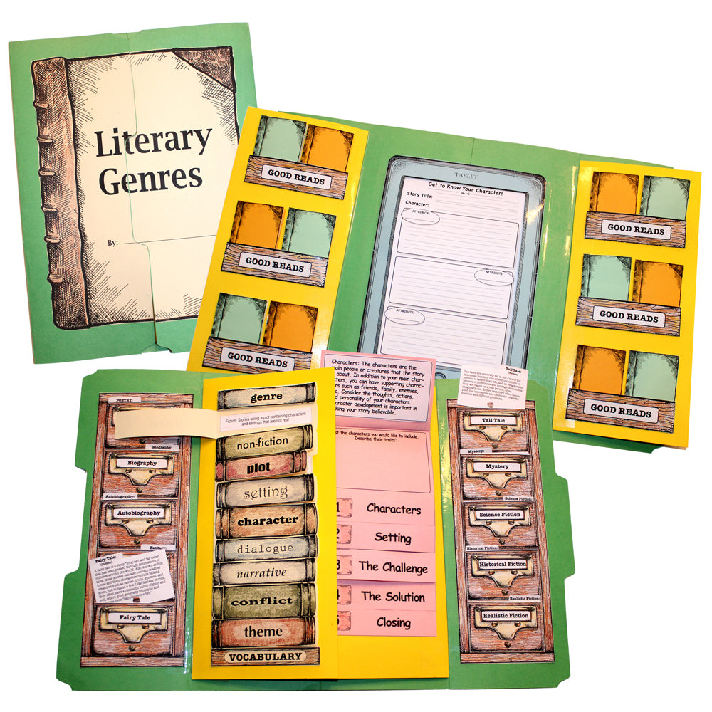Literary Genres Lap Book Mini-Study – Home School in the Woods Publishing