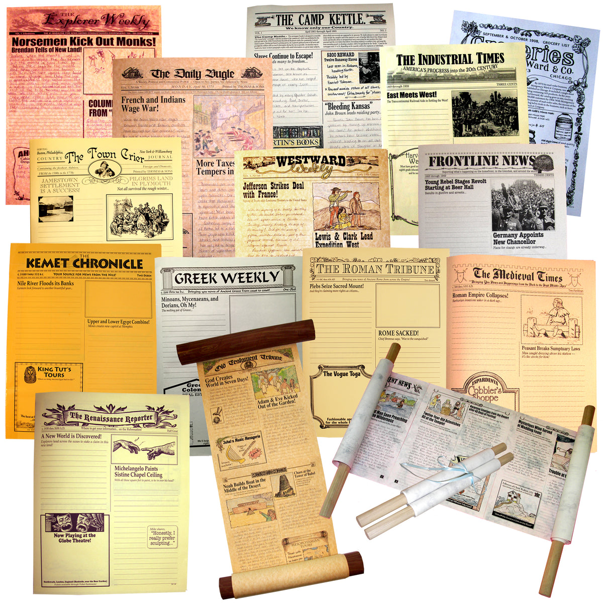 Creative Writing Newspaper Library – Home School in the Woods Publishing