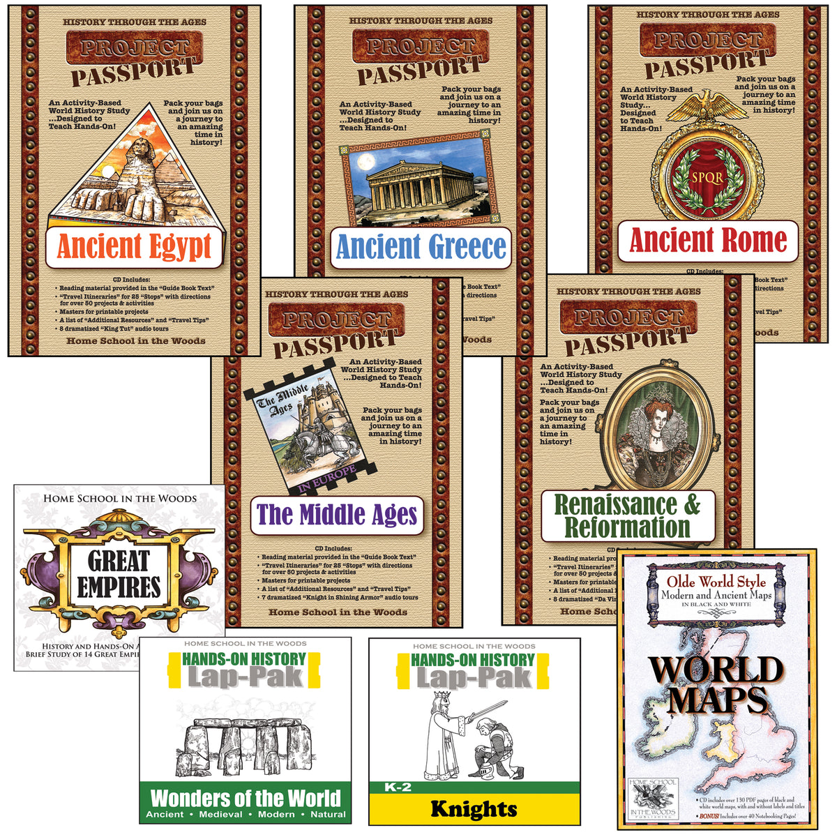 World History Mega-Bundle – Home School in the Woods Publishing