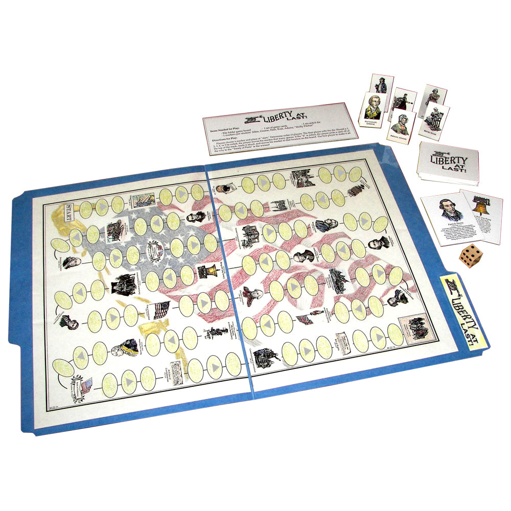 Liberty at Last! File Folder Game – Home School in the Woods Publishing