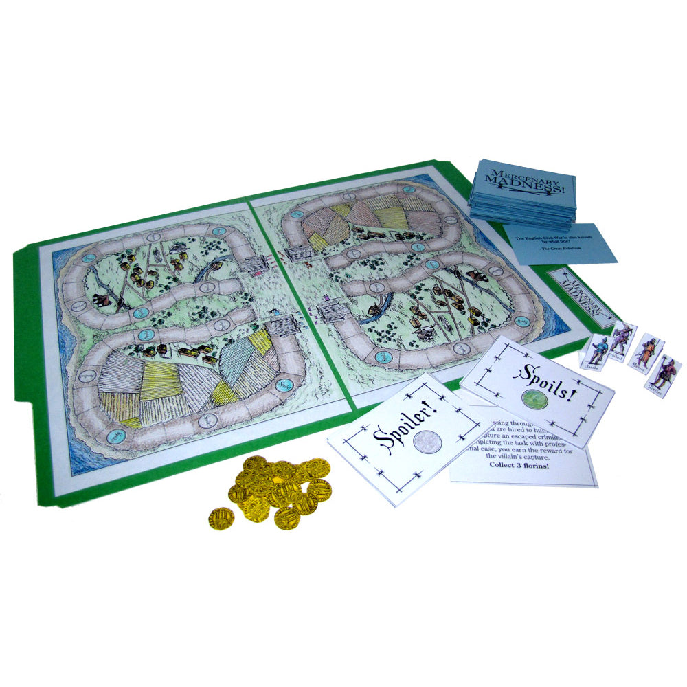 Mercenary Madness! File Folder Game – Home School in the Woods Publishing