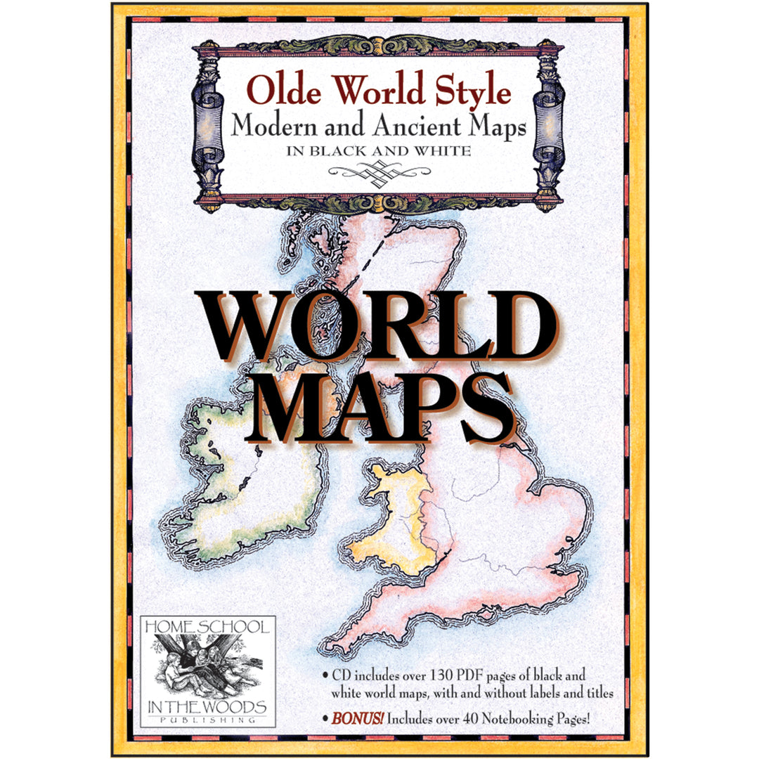 Olde World Style Map Sets – Home School in the Woods Publishing