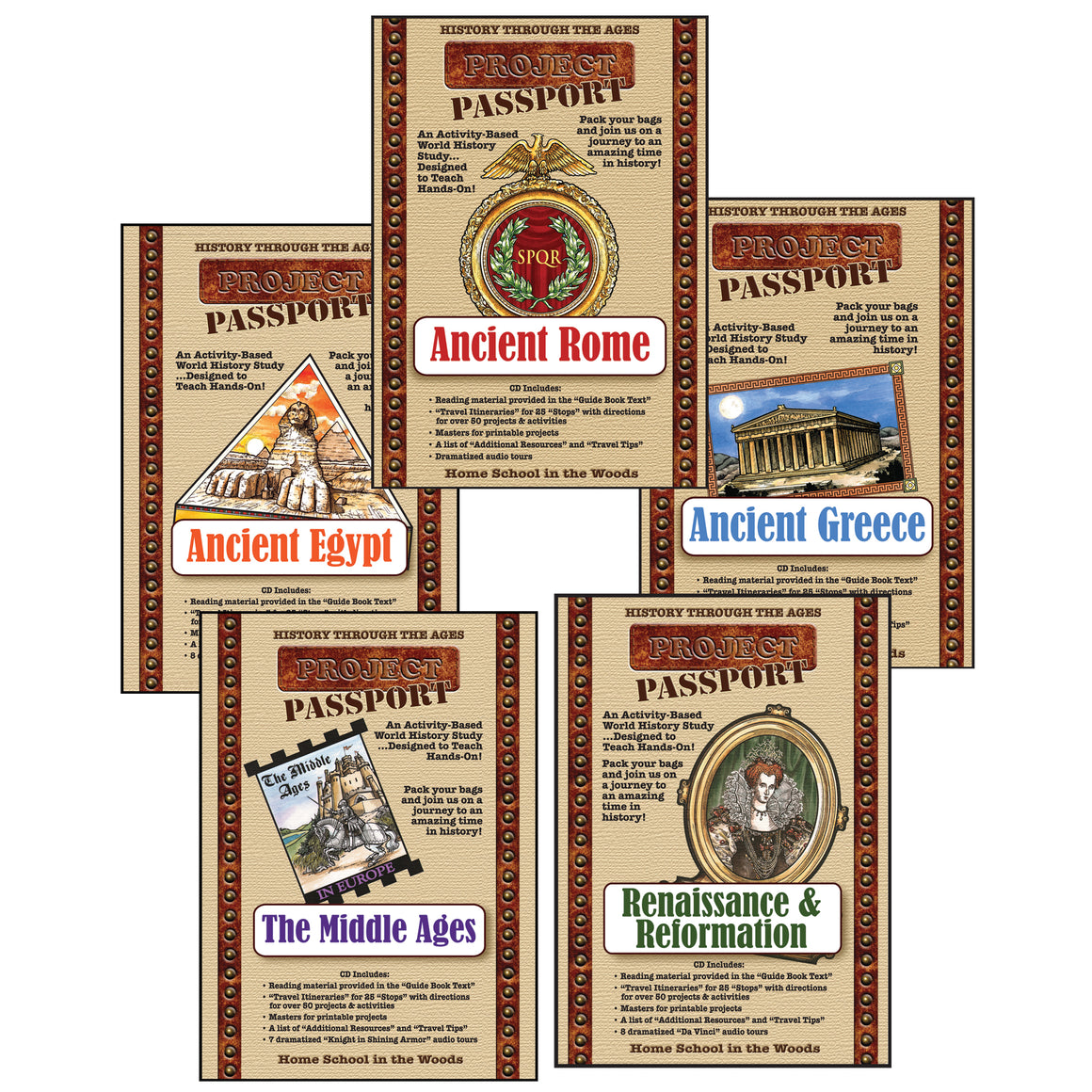 Project Passport Bundle (All 5 World History Studies) – Home School in ...