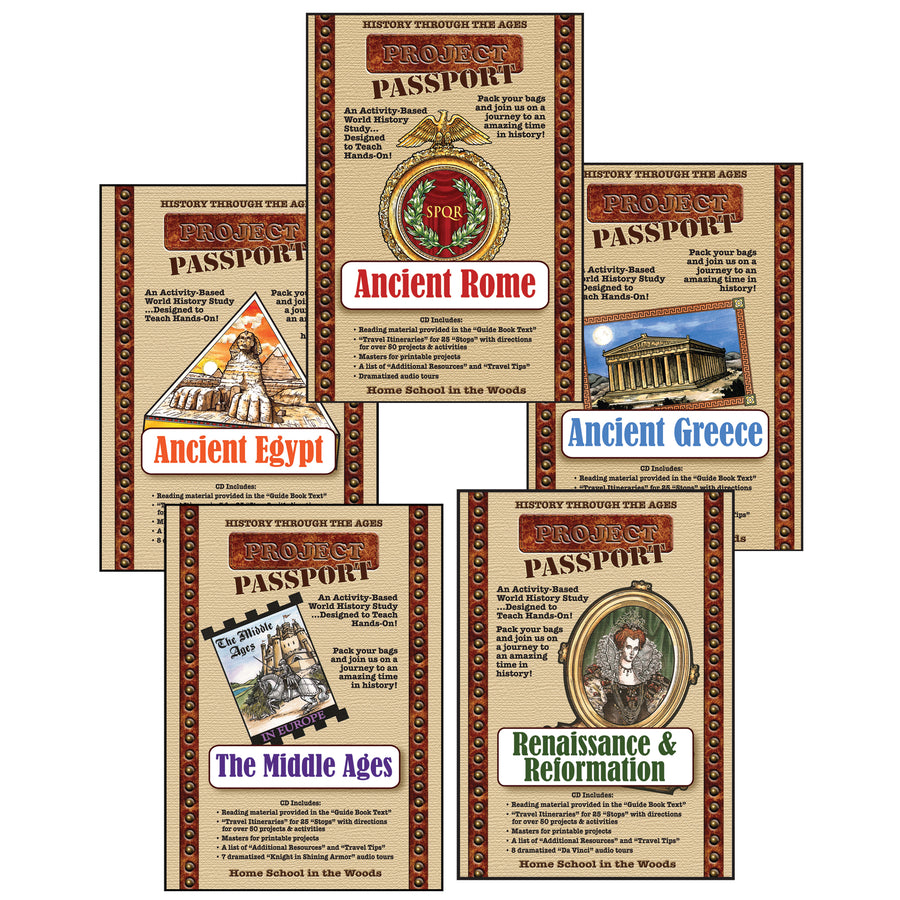 Project Passport Bundle (All 5 World History Studies) – Home School in ...